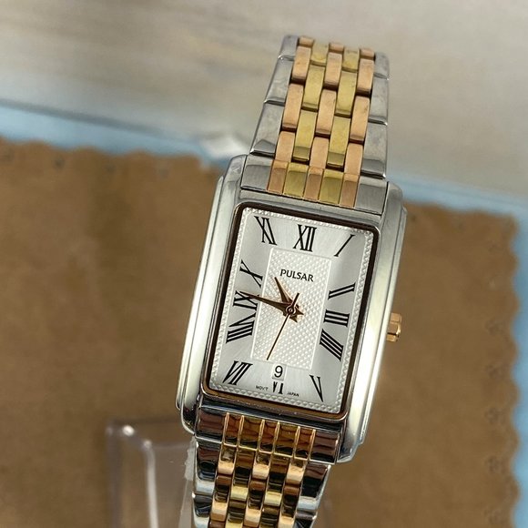 Pulsar | Accessories | Sculptured Art Deco Retro Tank Style Pulsar ...